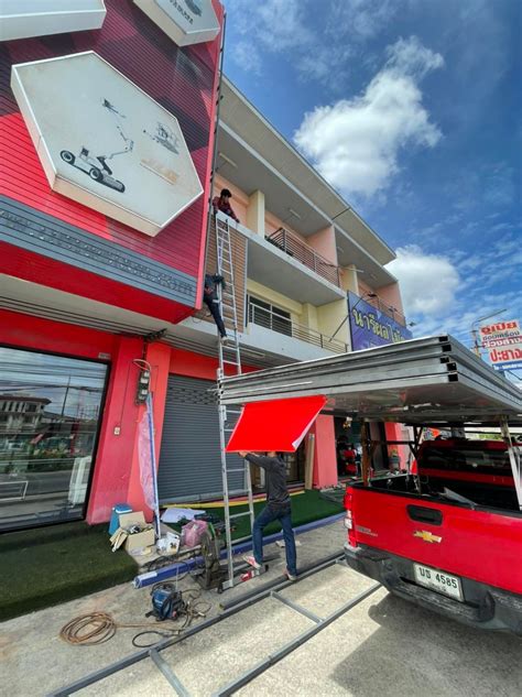 รับ ติดตั้งป้าย ไวนิล สติ้กเกอร์ สติ้กเกอร์ตัด สติ้กเกอร์ไดคัท โรลอัพ ธงญี่ปุ่น ป้ายเปิด