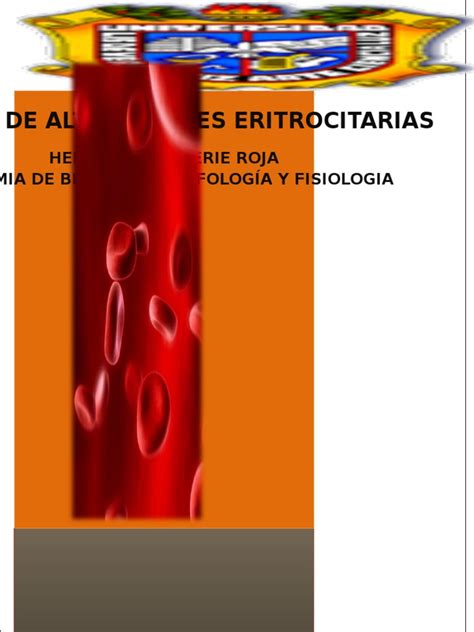 Alteraciones Eritrocitarias Pdf Glóbulo Rojo Anemia