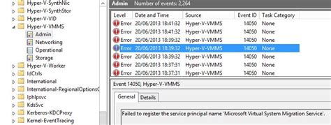Austins Blog Hyper V Livemigration Fails With Live Migration Did Not