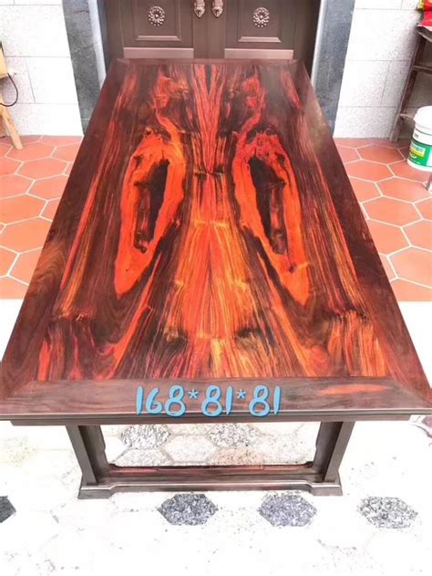 大撾大紅酸枝交趾黃檀明式畫案 每日頭條
