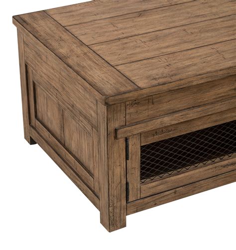 Pinebrook Ridge Lift Top Cocktail Table Liberty Furniture Furniture Cart