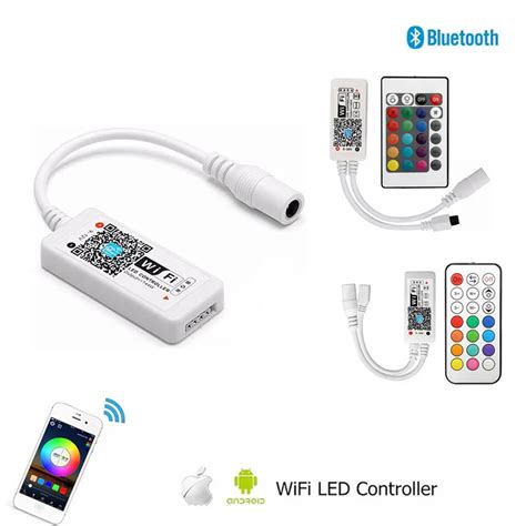 Wifi Bluetooth RGB RGBW Magic Home LED Controller Mini DC V V V With RF Key IR Key
