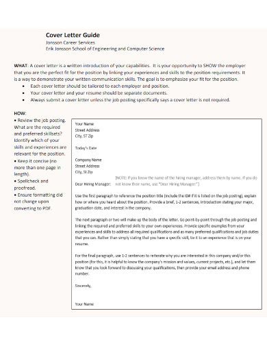 19 Engineering Cover Letter Examples To Download