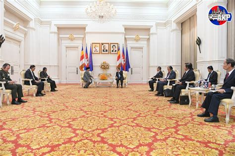 សម្តេចតេជោ ហ៊ុន សែន អនុញ្ញាតឱ្យរដ្ឋមន្ត្រីការពារជាតិឥណ្ឌូនេស៊ី