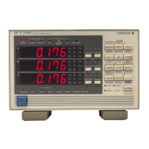 Yokogawa Wt2010 Digital Power Meter With Options C1 7 F B5 Hrm And Fl — Eqt Solutions