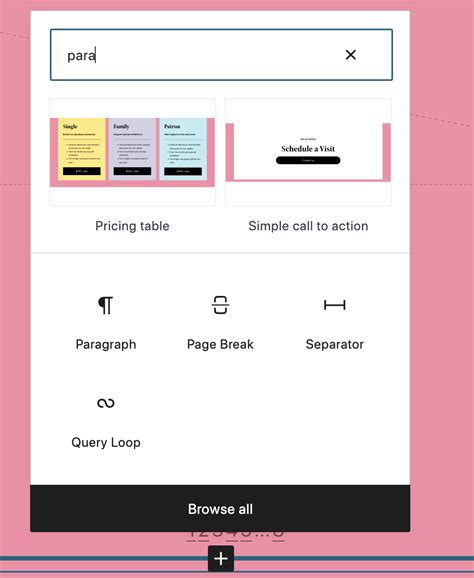 improvements for quick inserter prioritizing patterns · issue 40117 · wordpress gutenberg · github