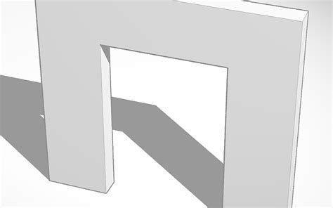 3d Design Square Hole Door Tinkercad