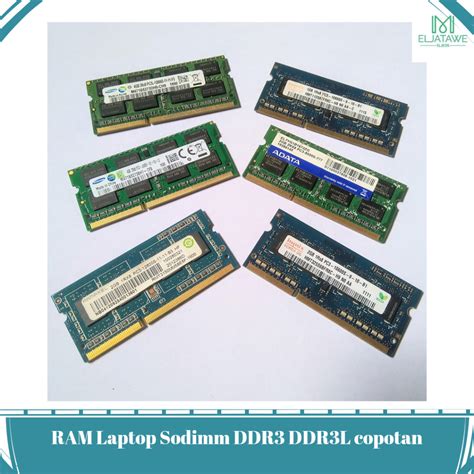 Jual RAM Laptop Sodimm DDR3 DDR3L Copotan Shopee Indonesia