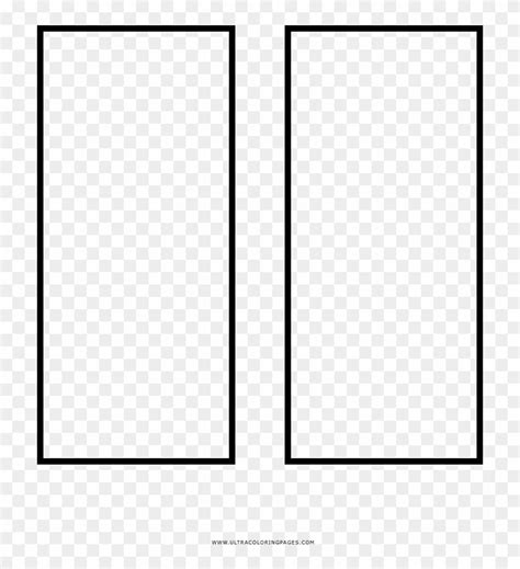 Download Pause Button Coloring Page Parallel Clipart Png Download PikPng