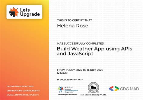 Webdevelopment Javascript Letsupgrade Html Css Weatherapp Openweatherapi