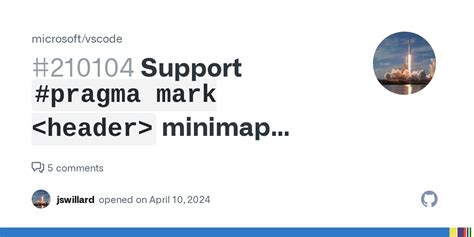 support ` pragma mark ` minimap section headers · issue 210104 · microsoft vscode · github