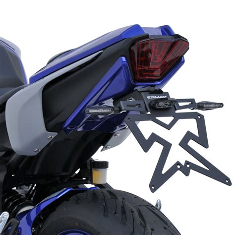 Support Plaque Alu Noir Ermax Yamaha Mt 07 2021 23