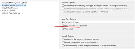 Ccsmsp430fr2355 Questions Regarding Connecting Debugger To A Running