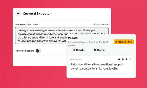 Extract Keywords Form Free Keyword Extraction