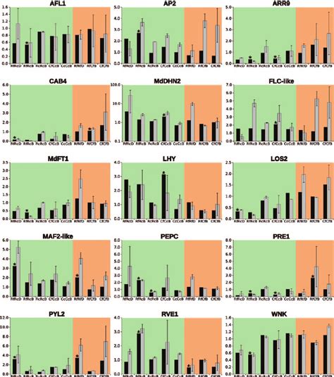 RT QPCR Validation Of Microarray Data Values Represent Fold Change In Download Scientific