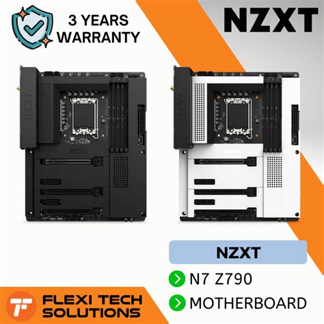 Nzxt N7 Z790 Motherboard Atx Intel With Wi Fi And Nzxt Cam Features Black White Lga1700 Ddr5