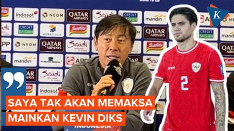 Video Shin Tae Yong Tak Mainkan Kevin Diks Dalam Laga Lawan Arab Saudi