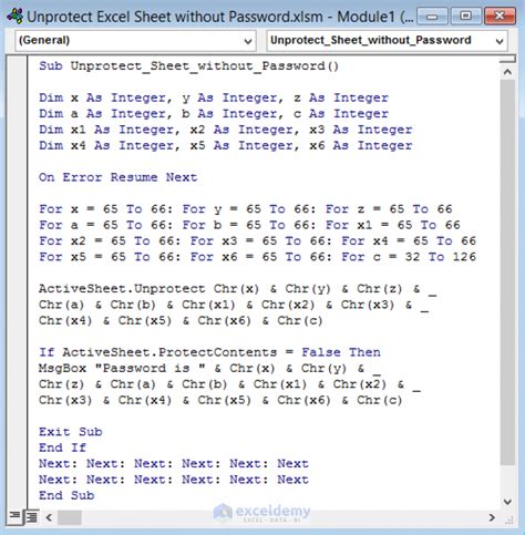 How To Unprotect Excel Sheet Without Password 4 Easy Ways