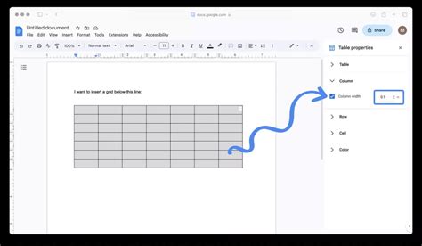 Creating Grids In Google Docs Step By Step Guide WebTipsTech