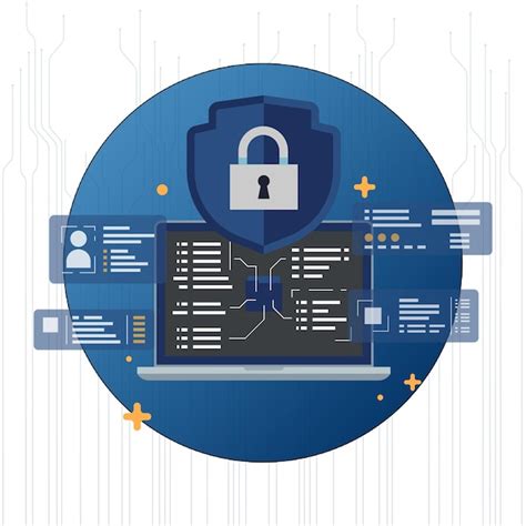 Premium Vector Cyber Security Amp Data Protection Secure Performance