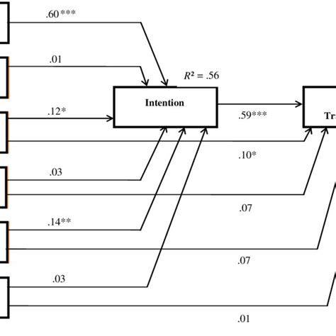 Path Diagram Of The Applied Tpb Model Download Scientific Diagram