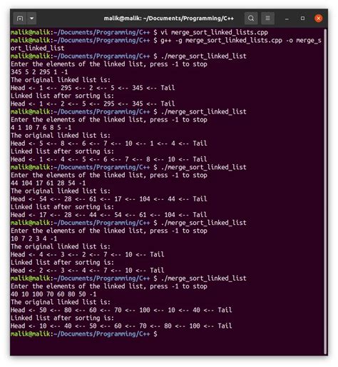 Sort Linked Lists Using C With Easy Examples Codeforgeek