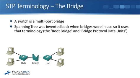 Cisco Spanning Tree Terminology The Bridge FlackBox