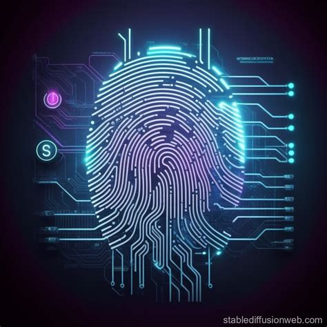 Fingerprint Circuit AI Model With Encrypted Design Stable Diffusion Online