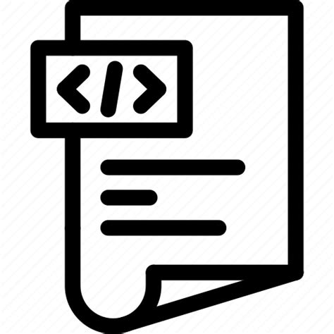 Html Source Code Programming Development Icon Download On Iconfinder