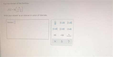 Solved Find The Domain Of The Function Write Your Answer As
