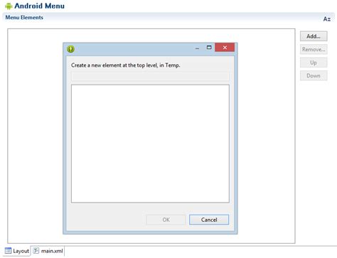 Java Eclipse Menu Graphical Layout Stack Overflow