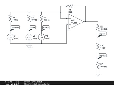 Emg Input Circuitlab