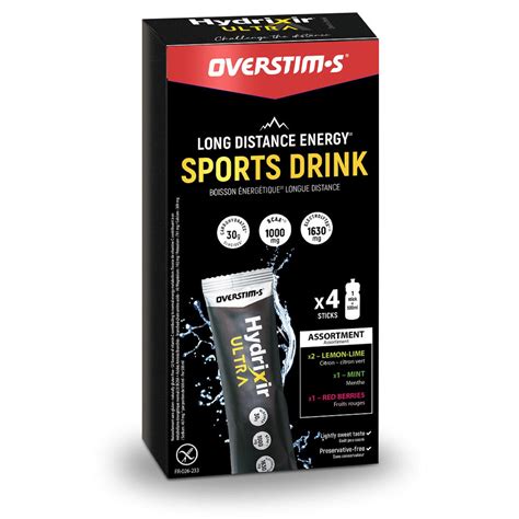 Powdered Energy Drink Hydrixir Powder Ultra 4 Sticks Decathlon