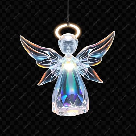 A Angel With A Halo On Its Head Premium Ai Generated Psd
