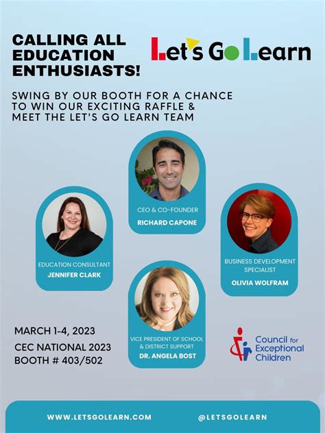 Lets Go Learn Sponsors 2023 Cec Convention And Expo Lets Go Learn