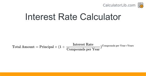 Interest Rate Calculator Online Calculator