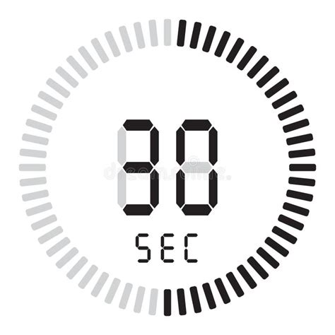 The 30 Seconds Icon Digital Timer Clock And Watch Timer Countdown