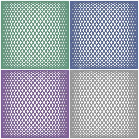 Set Of Mesh Patterns Stock Illustration Illustration Of Basketweave 23530728