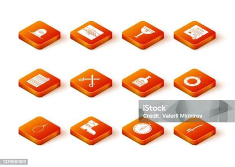 설정 교수제 로프 루프 매달려 가죽 해적 부츠 나무 배럴 교차 칼 나침반 알코올 음료 럼 병 해적과 구명 부표 아이콘 벡터 3차원 형태에 대한 스톡 벡터 아트 및 기타