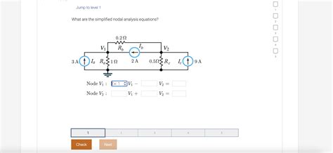 Solved What Are The Simplified Nodal Analysis Equations