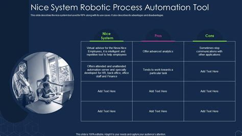 Nice System Robotic Process Automation Tool Robotic Process Automation Types Ppt Sample