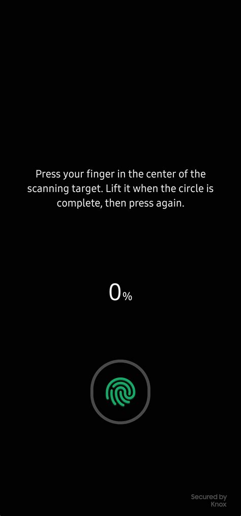 New Fingerprint Setup Screen R Oneui