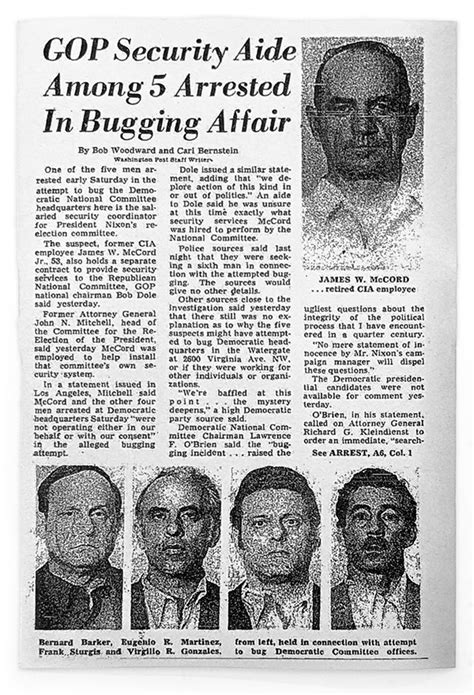Watergate Affair 1973 Scandale Du Watergate Snrtde