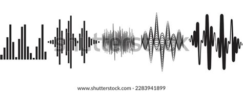 Sound Wave Set Sound Waves Equalizer Stock Vector Royalty Free 2283941899 Shutterstock