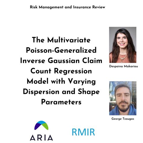 Dr Despoina Makariou On Linkedin The Multivariate Poisson‐generalized Inverse Gaussian Claim