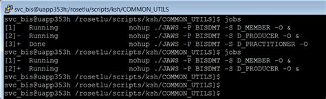 In Linux Is There A Way To Keep The Output Of The Jobs Command Showing For A Set Amount Of Time