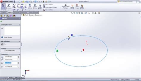 How To Use Solidworks Ellipse Sketching Tool Tutorial For Beginners