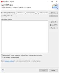 AWR6843AOPEVM How To Import SBL To CCS Sensors Forum Sensors TI E2E Support Forums