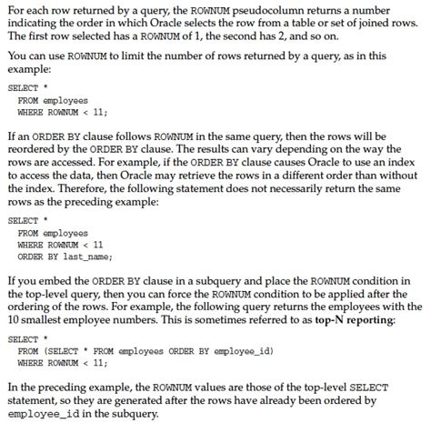 Sql Oracle An Elegant Way To Take The First N Record Top K Query