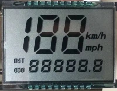 Custom Speed Meter Display 7 Segment LCD Display With Backlight China Suzuki Meter And